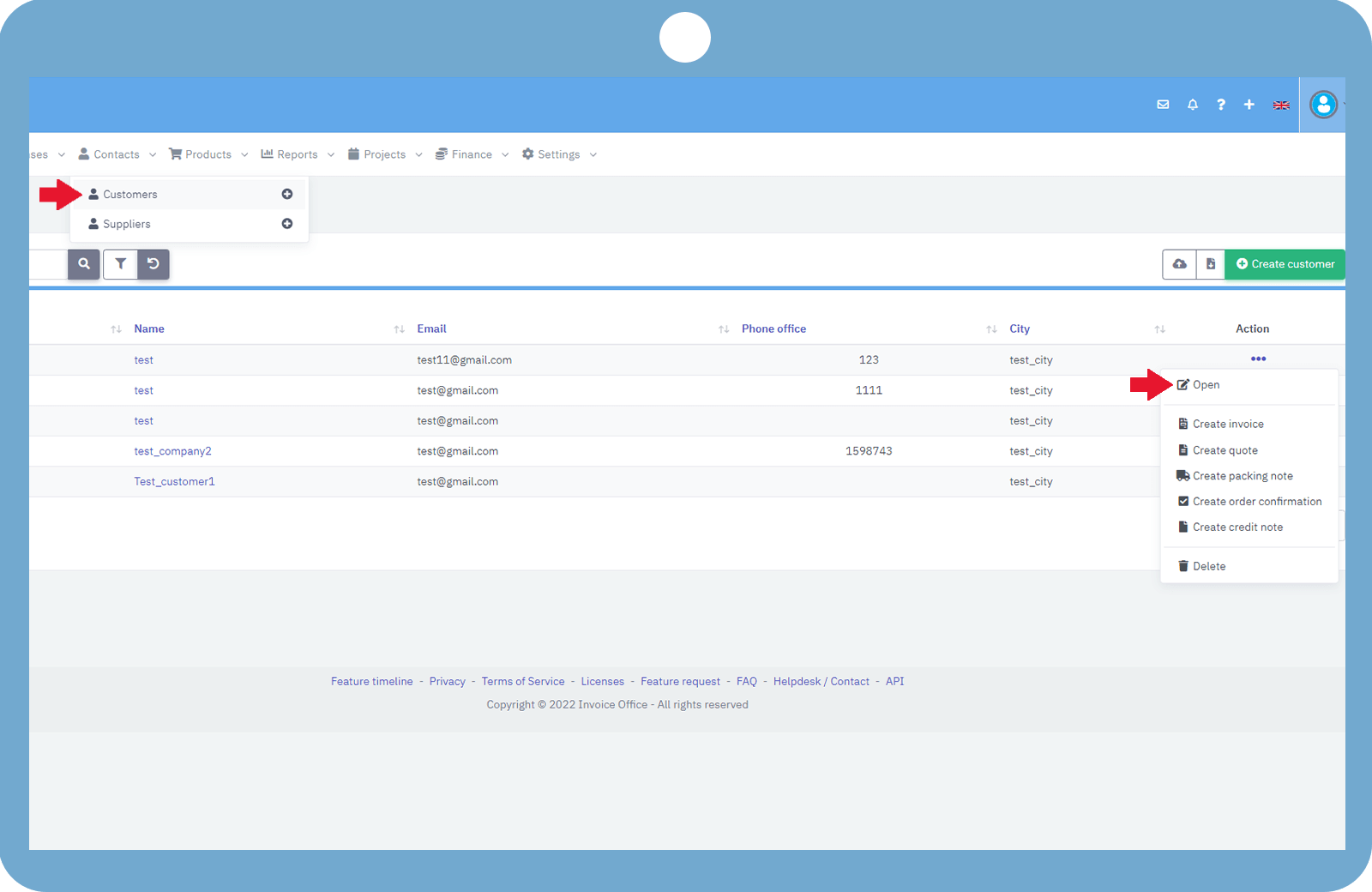 Choosing Design Template for a particular Customer - Free Online ...